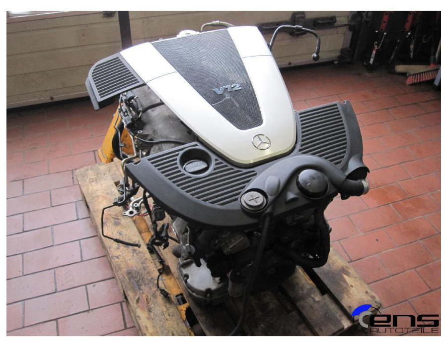 Mercedes CL C215 W220 V12 CL600 Bi-Turbo Motor Engine 500PS 96.000km ...